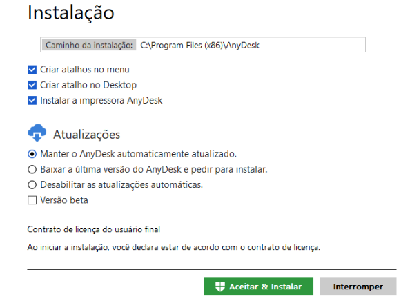 Instalar AnyDesk – 0800 e 4004 para 55PBX PABX Virtual